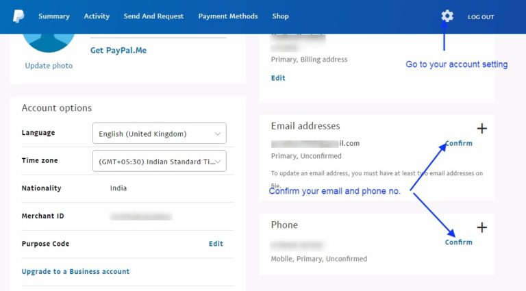 一步一步的Paypal帐户设置完整指南? | A5THEORY